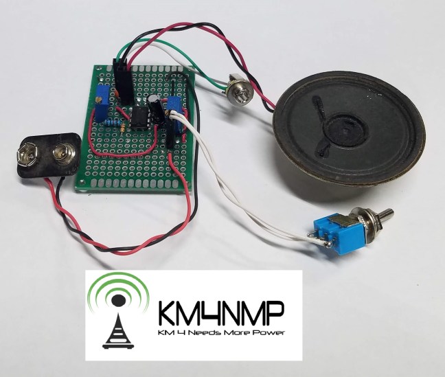 555 Morse Code Practice Oscillator – KM4NMP
