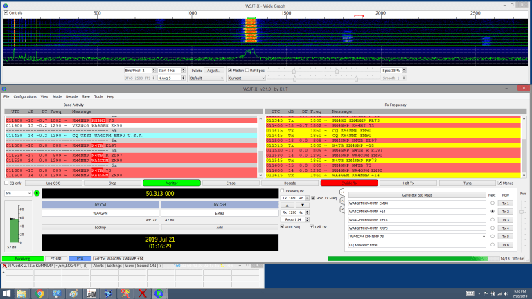 Getting Started With WSJT-X and the Yaesu FT-891 Transceiver – KM4NMP