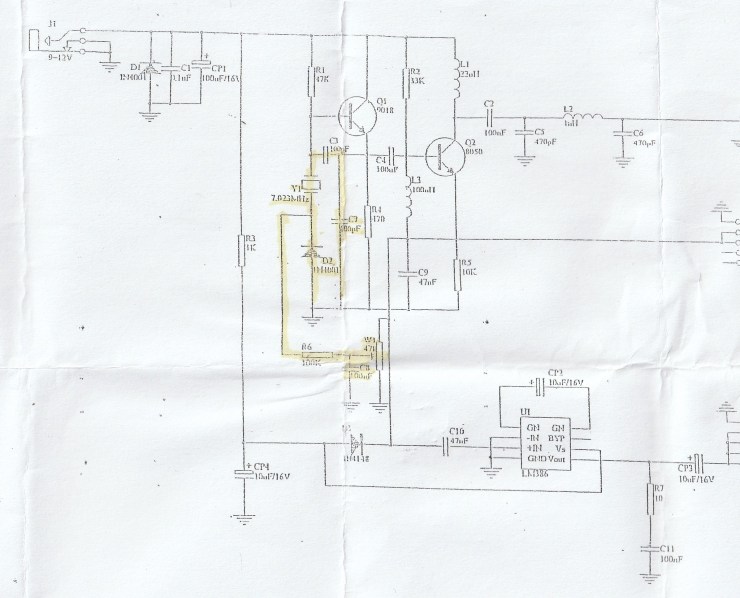 VFO for the Pixie. Building a Pixie Without the Crystal. – KM4NMP