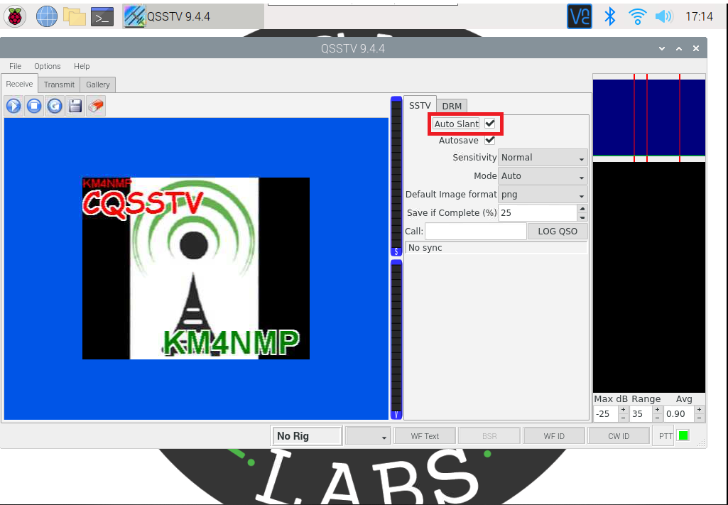 SSTV with the Raspberry PI 4B – KM4NMP
