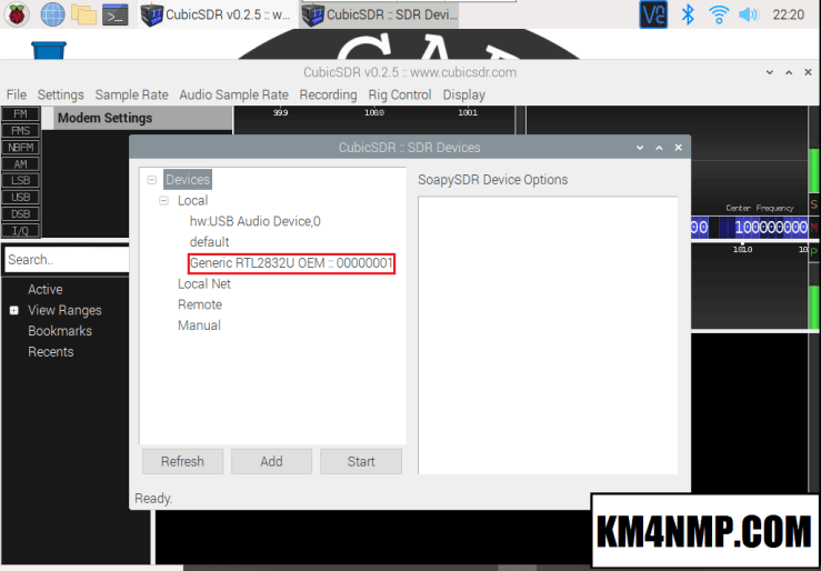 Using an SDR With The Raspberry Pi 4B. – KM4NMP