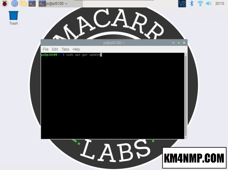 Installing Fldigi On The Raspberry Pi. – KM4NMP