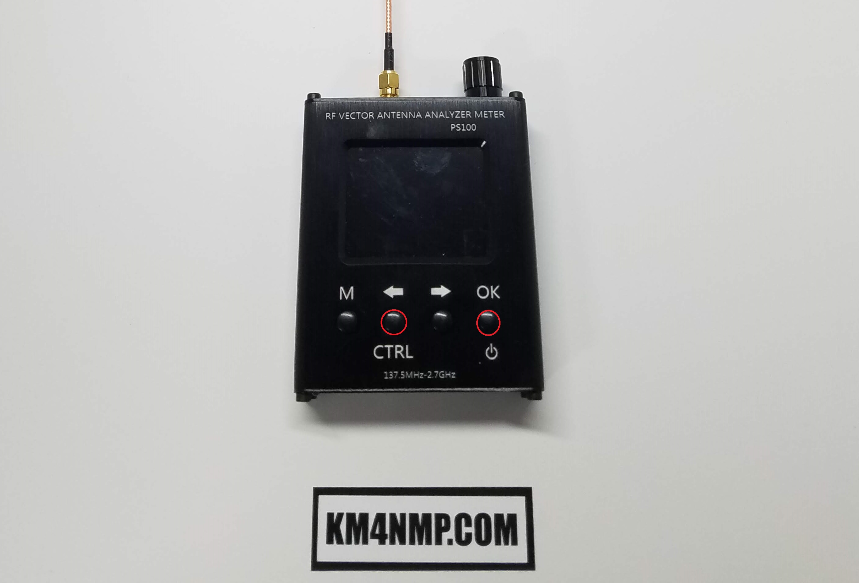 PS100 Antenna Analyzer – KM4NMP